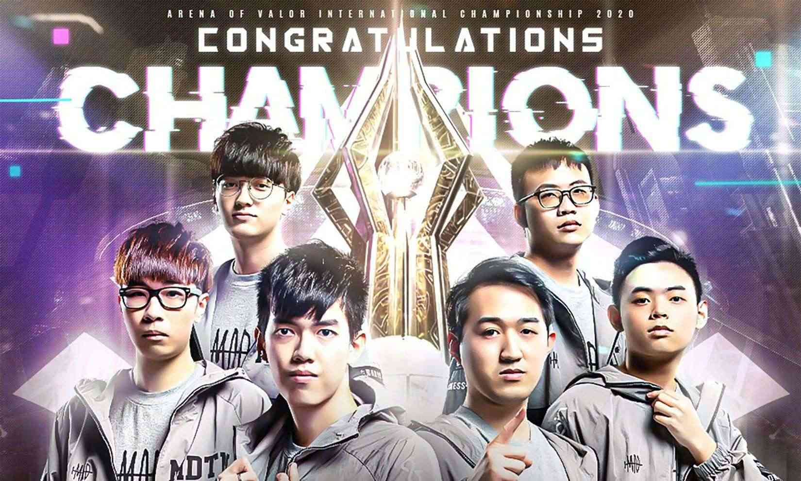 MAD Team – nhà vô địch Liên Quân Mobile thế giới 2020 thông báo giải ...