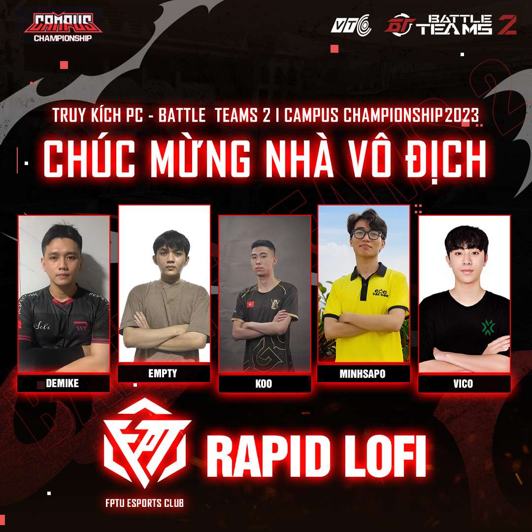 Truy Kích PC – Gặp gỡ đội trưởng team Vô địch Campus Championship 2023 ...