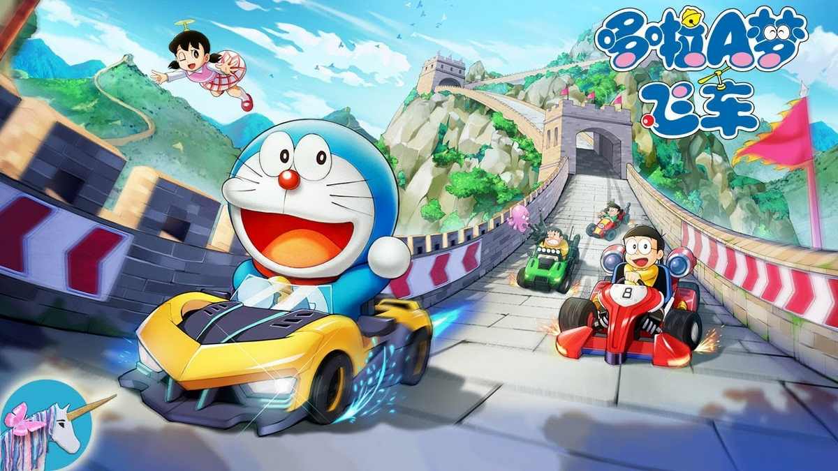 Mèo ú Doraemon và Nobita rủ nhau đua xe tốc độ trong game mobile mới ...