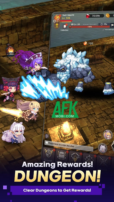 Chinh phục đại mê cung trong game nhập vai nhàn rỗi Arcana Blade: Idle ...