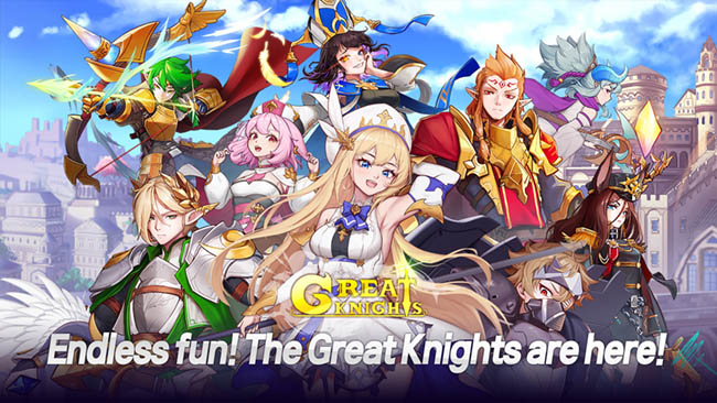 GreatKnights: tựa game thẻ tướng chiến thuật với đồ họa anime đẹp ...