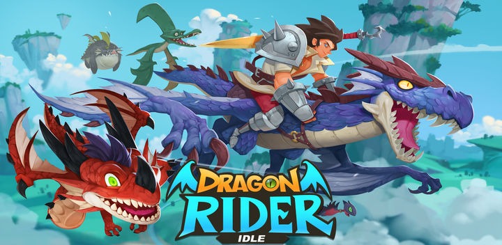 Dragon Rider Idle - Game hành động RPG khám phá thế giới rồng trên nền ...